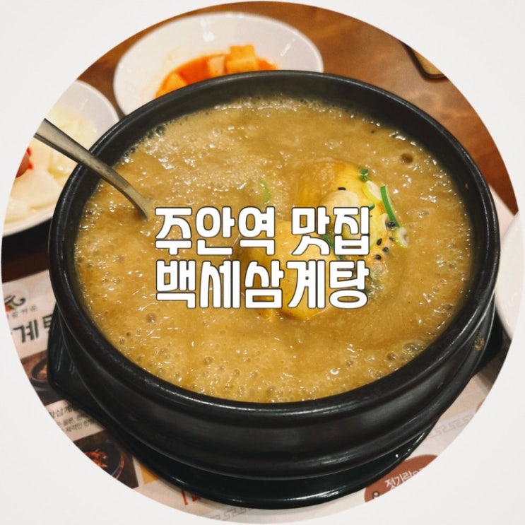 몸 보신 하기 좋은 백세삼계탕 후기 【주안역 맛집】 네이버 블로그