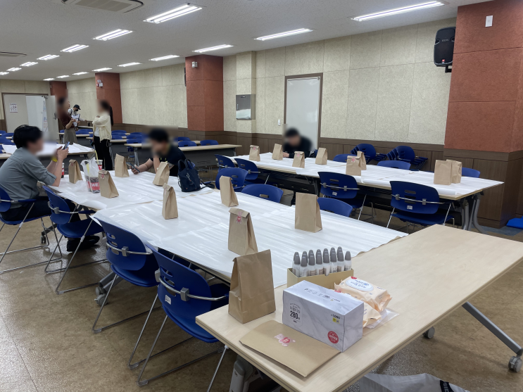 군산 사랑유리공방 단체수업 청년 네트워크 프로그램 원목 냄비받침 만들기 수업 네이버 블로그