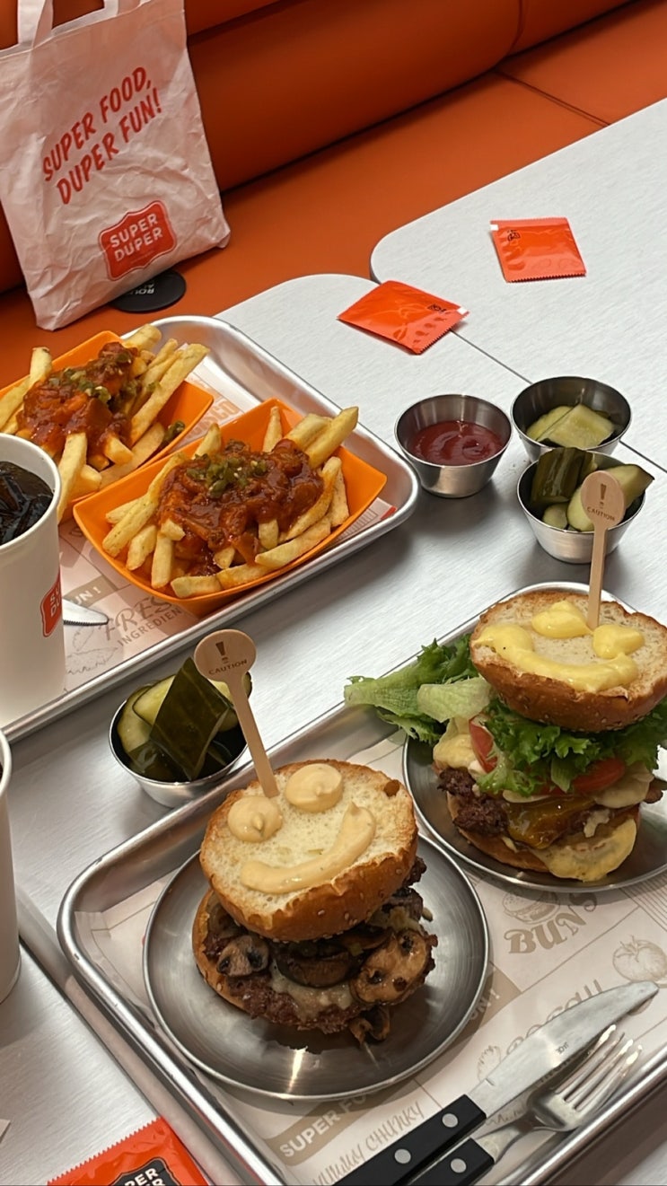 코엑스 수제버거 슈퍼두퍼 코엑스점 샌프란시스코 맛집 트러플버거 갈릭버거 프라이즈 후기 네이버 블로그