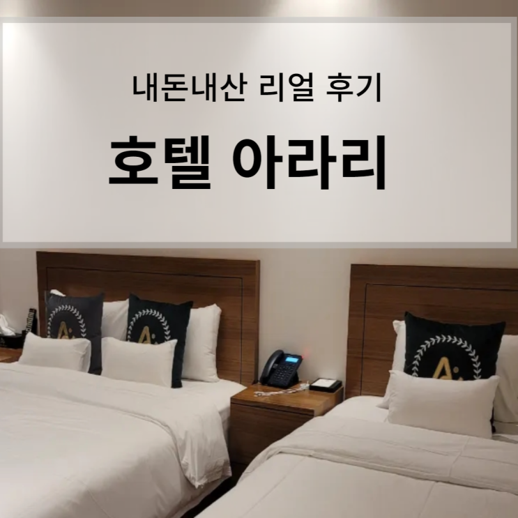 전주 여행 숙소 호텔 아라리 내돈내산 후기 네이버 블로그
