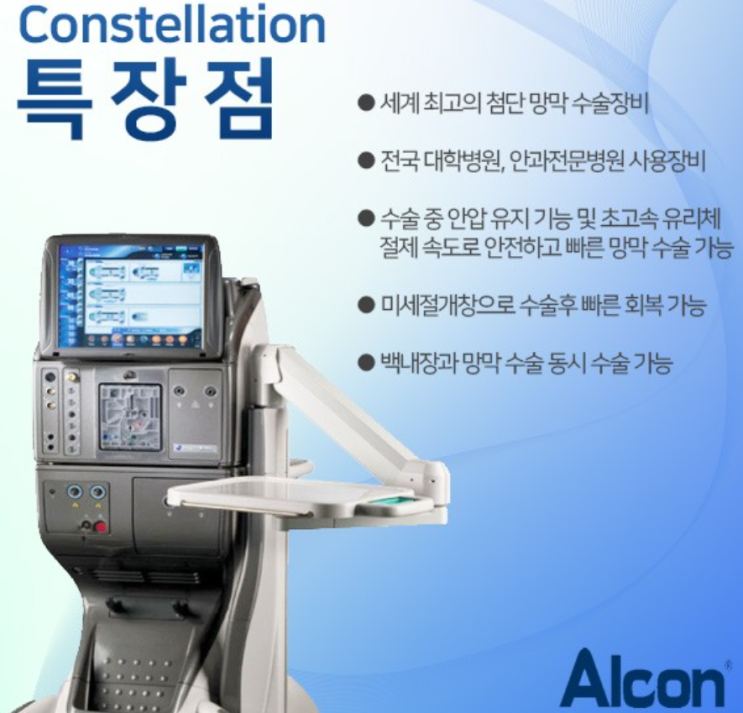 Alcon사의 constellation 도입안내 : 네이버 블로그