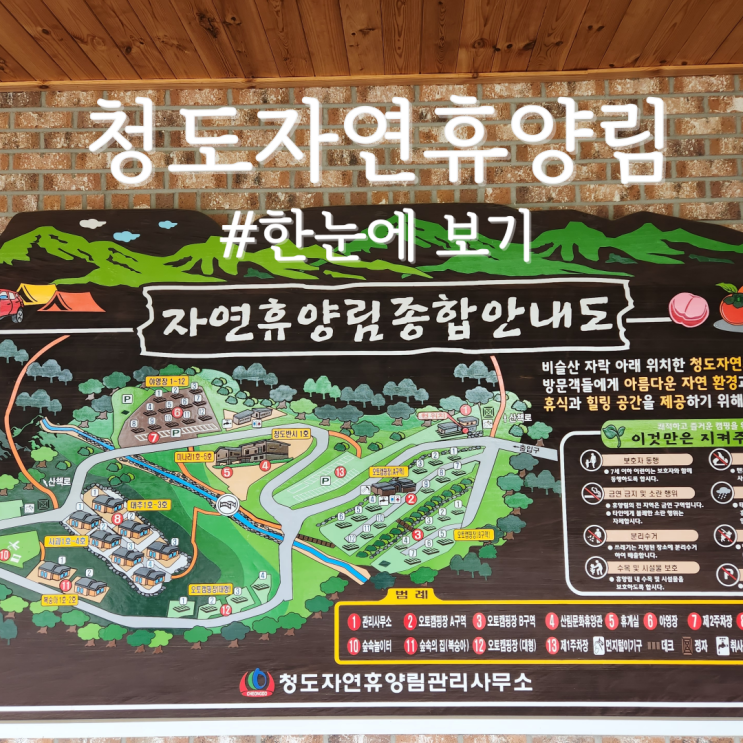 각북면 청도자연휴양림 오토캠핑장 사이트 Best3 네이버 블로그