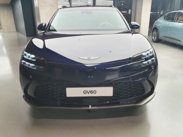 제네시스 2023년형 GV60 스탠다드 2WD[카프리 블루] : 네이버 블로그