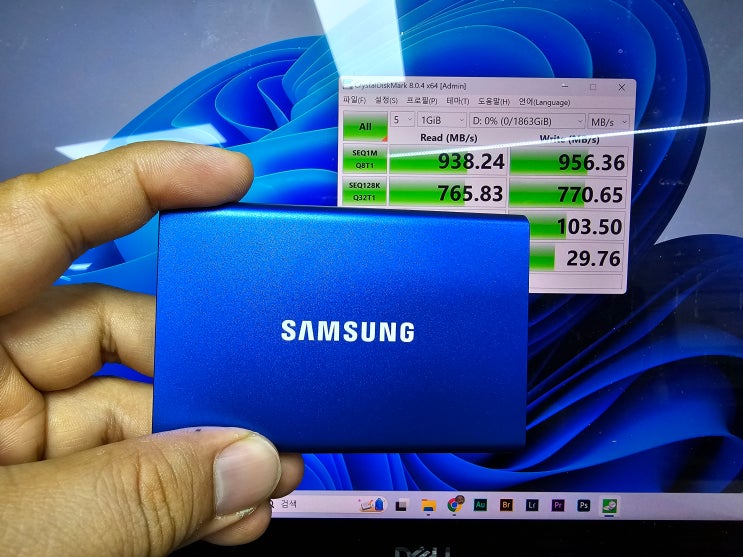삼성 외장 SSD 추천, 포터블 SSD T7 2TB 리뷰 : 네이버 블로그