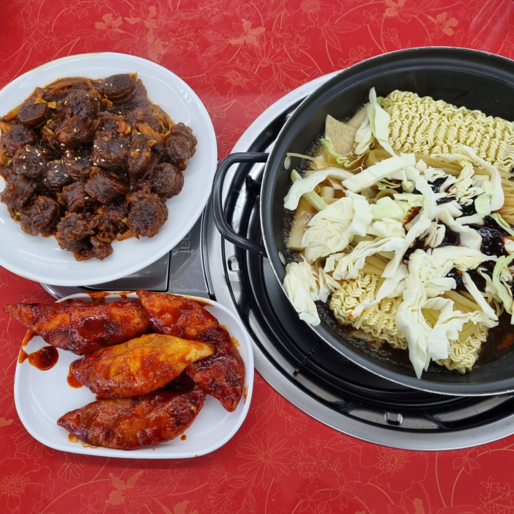 강남이수 이수역 즉석떡볶이 맛집 애플하우스 웨이팅 무침만두 순대볶음 네이버 블로그