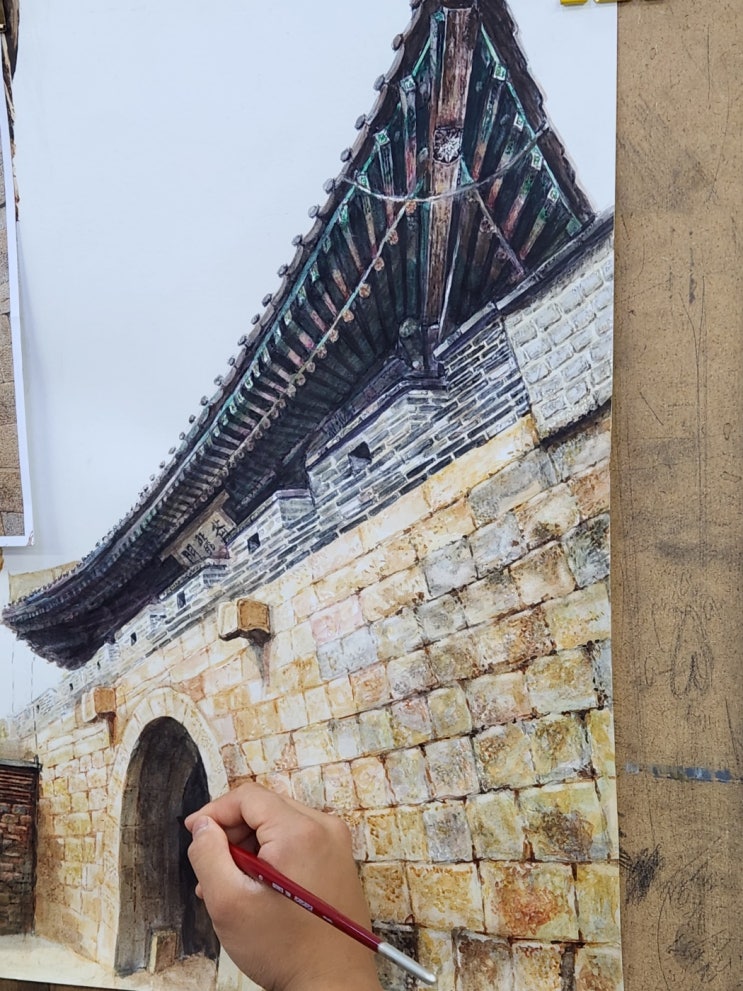 목우미술학원 고등부 영통1동영통2동망포1동망포2동미술학원서천흥덕미술학원 미대를 준비하는 고등회화반즐거운 수채화수업