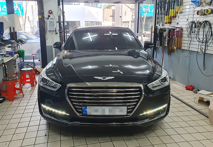 『제네시스 EQ900 헤드업디스플레이 - HUD 시공을 하였습니다. ~』 : 네이버 블로그