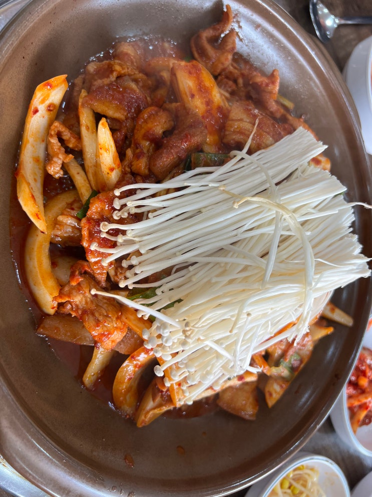 시흥 정왕동 맛집 (옥이네 주물럭) 솔직한 리뷰 : 네이버 블로그