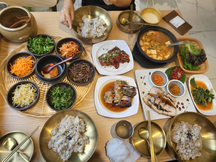 인천 청라 커넬 웨이 가성비 맛집 꽃게주는 보리밥 보리밥 정식 모임 장소로 추천해요 네이버 블로그
