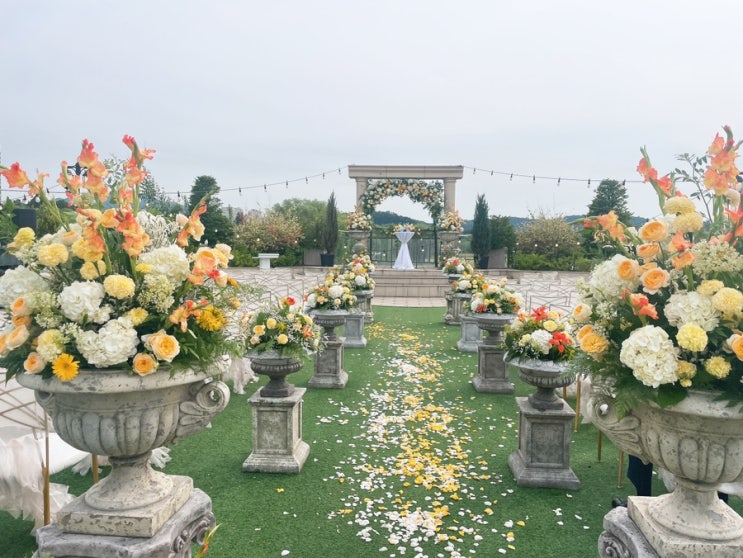 마리나파크 웨딩홀 한강뷰에서 열리는 야외 결혼식🌷 신부대기실 위치 식사 장단점 포토부스 팁 네이버 블로그
