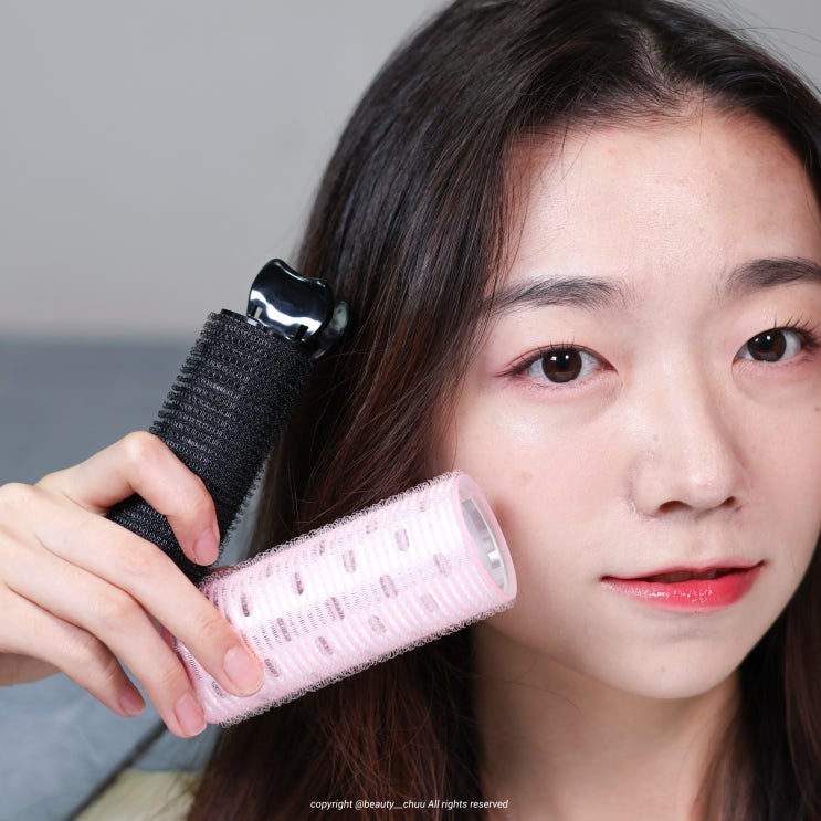 올리브영 대왕 헤어롤 긴머리 앞머리 그루프 루이본 뿌리볼륨집게 헤어롤 셋팅기 네이버 블로그