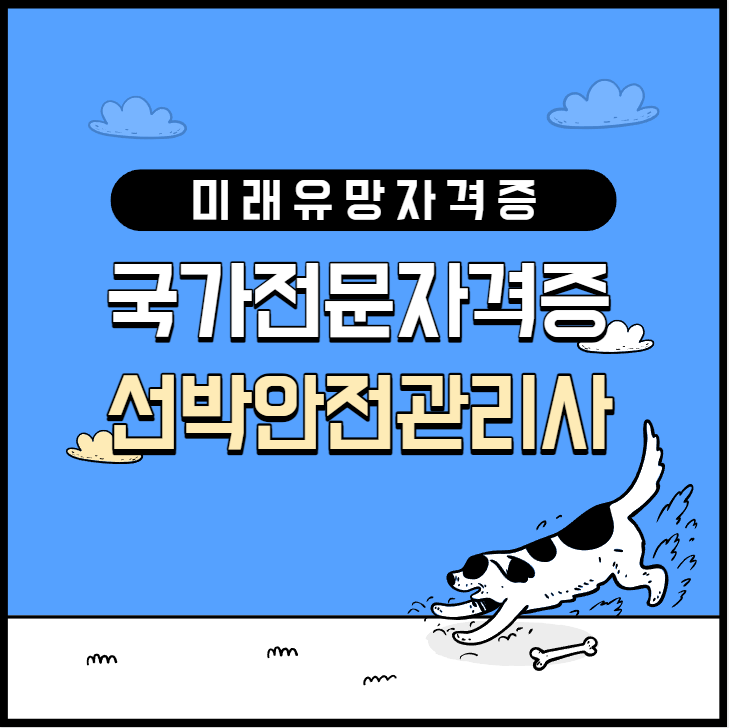 선박안전관리사 미래유망 자격증 준비하기 네이버 블로그