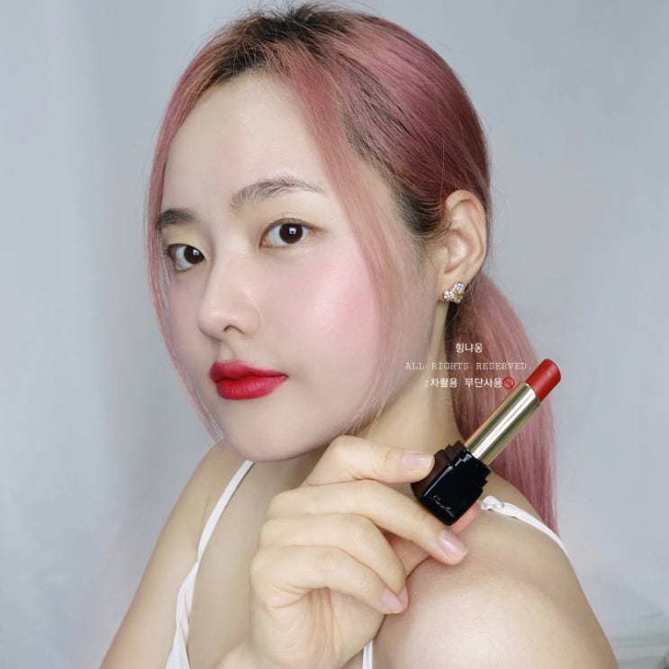 웜톤 쿨톤 립스틱 추천 겔랑 키스키스 텐더 매트 립스틱 여름 코랄 레드립 이거네 네이버 블로그