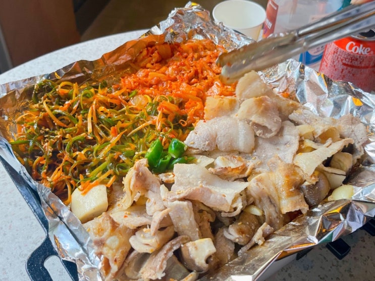 하단 신상고기집 구워서 나오는 파절이 삼겹살 맛집 구땡식당” 네이버 블로그
