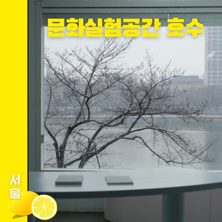 문화실험공간호수 잠실가볼만한곳 서울무료전시 석촌호수뷰카페까지 네이버 블로그