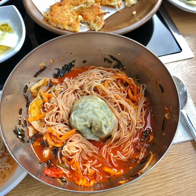 동탄맛집기흥맛집 여름엔 시원한 메밀막국수🥢 동탄 메밀래 동치미와 명태식해 비빔막국수 네이버 블로그