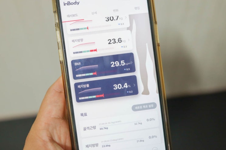 인바디체중계 인바디다이얼 다이어트 건강한몸 만들기 목표설정 네이버 블로그