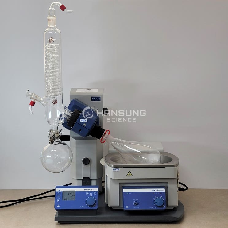 IKA RV10 Basic Rotary Evaporator with HB10 Basic Heating Bath , 회전식 농축기 ...