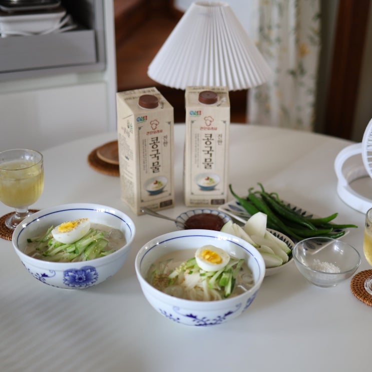 간단요리사 진한콩국물 만들기 쉬운요리 콩물국수 콩국수 만드는법 네이버 블로그