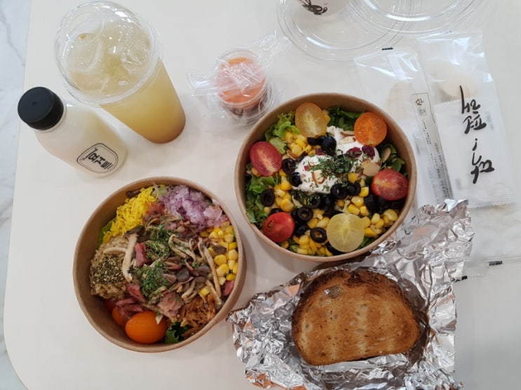안중도시락 맛집 샐러드 포케 세트 샐러드앤가든 평택안중점 네이버 블로그