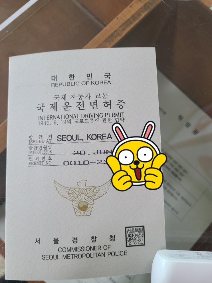 해외여행준비2 초고속 국제면허증 발급하기 과정 국제면허증 사진찍기 강남운전면허시험장에서 3분만에 발급완료 과정