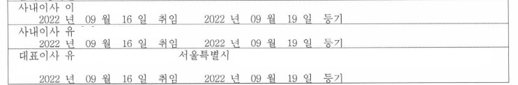 성동구 성수동 법무사 주식회사 사내이사 2인 대표이사 1인 취임 임원변경 등기 사례 네이버 블로그