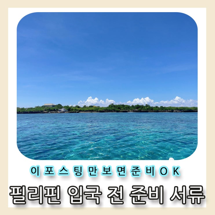 아기랑 세부여행 비행기 예약 후 이 서류들만 준비하면 필리핀 입국 준비 끝 네이버 블로그