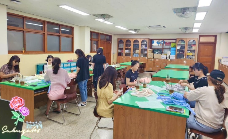 학부모 교실 학부모 평생교육 금마초등학교 학부모교실 수업 자이언트얀 가방 만들기 단체수업 출강 부평구 초등학교 인천동구체험