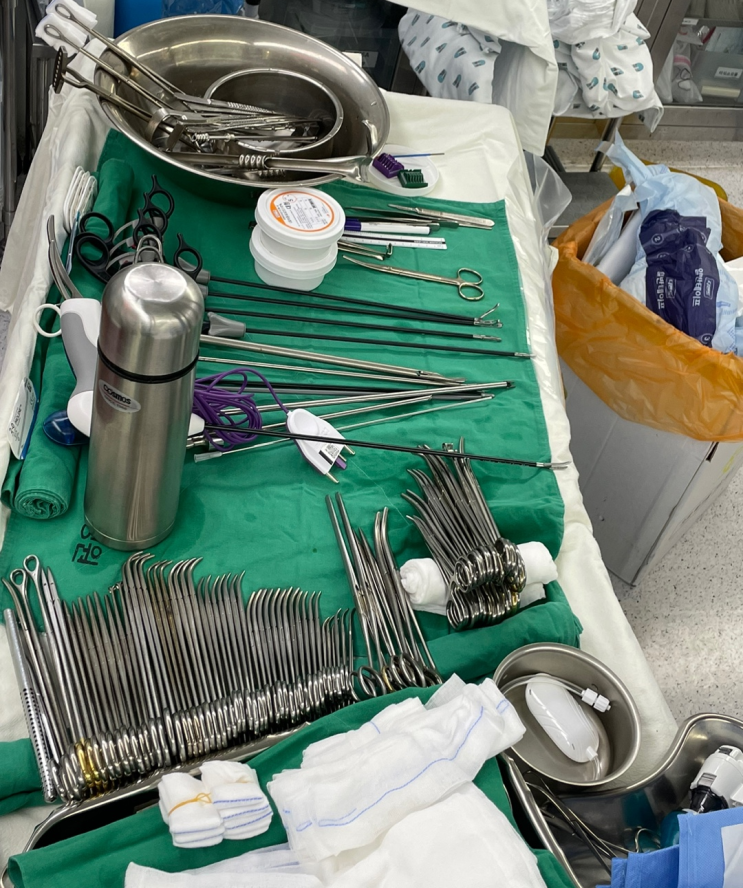 [GS/colorectal op] colon cancer surgery - anterior resection, mile's ...