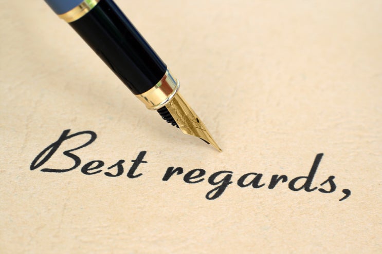 Best regards 뜻 / regard 사람 with, regard yourself as, a highly regarded ...