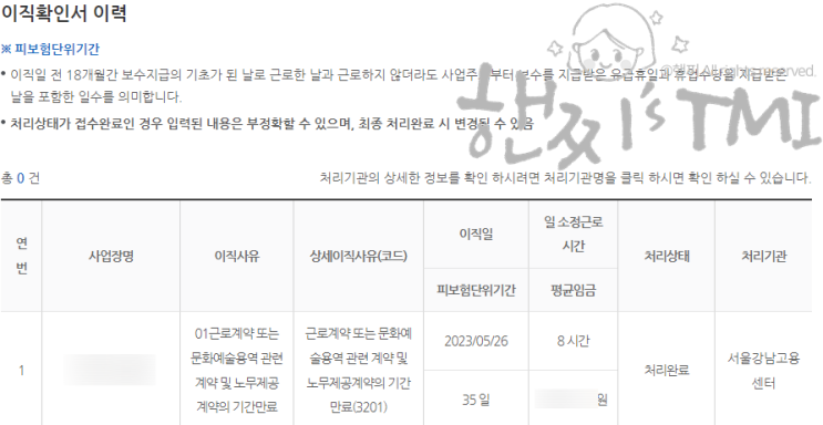 실업급여 자발적 퇴사 후 실업급여구직급여 신청방법 2 이직확인서 발급 수급자격 신청서 제출 실패 네이버 블로그