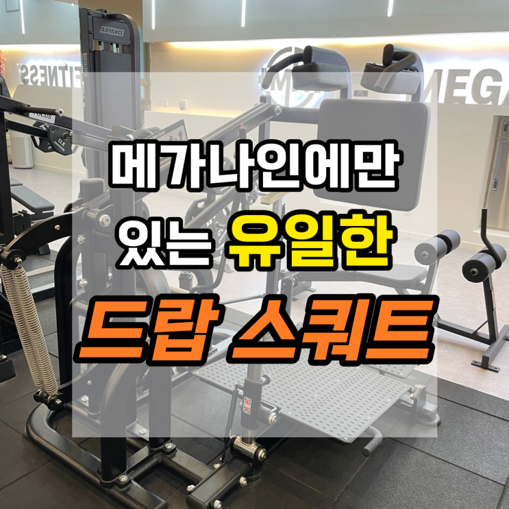 [하남헬스/미사헬스/미사pt/하남pt/메가나인피트니스] 메가나인에만 있는 유일한 드랍 스쿼트 머신! : 네이버 블로그