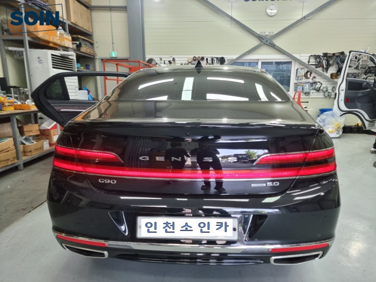 G90 유투브 시청가능한 리어모니터로 교체 인천 네이버 블로그