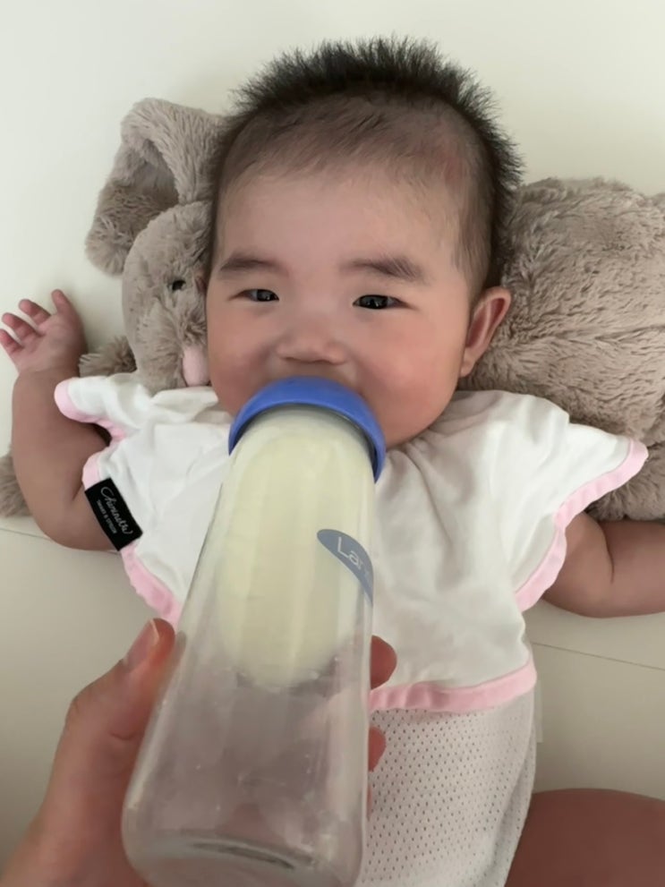5개월아기 D151~160 다시분리수면도리도리구강기모유실감사이즈업엄마껌딱지이유식준비트립트랩베이비세트숟가락연습