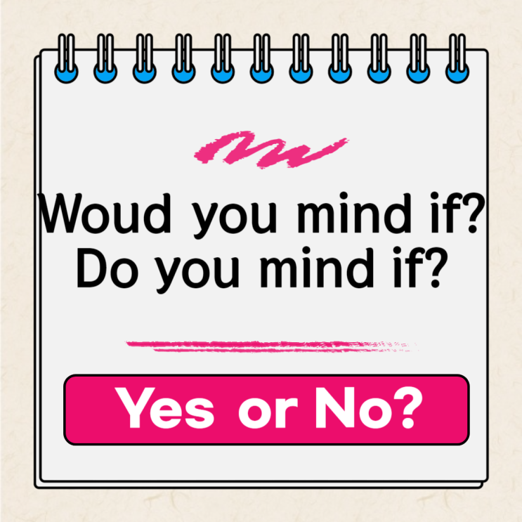 Do you mind if?/would you mind if 질문 및 대답 : 네이버 블로그