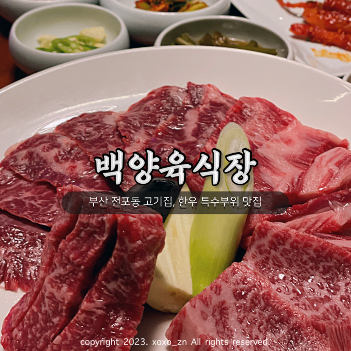전포동 한우 맛집 백양육식장 전포 고기집 추천해 네이버 블로그