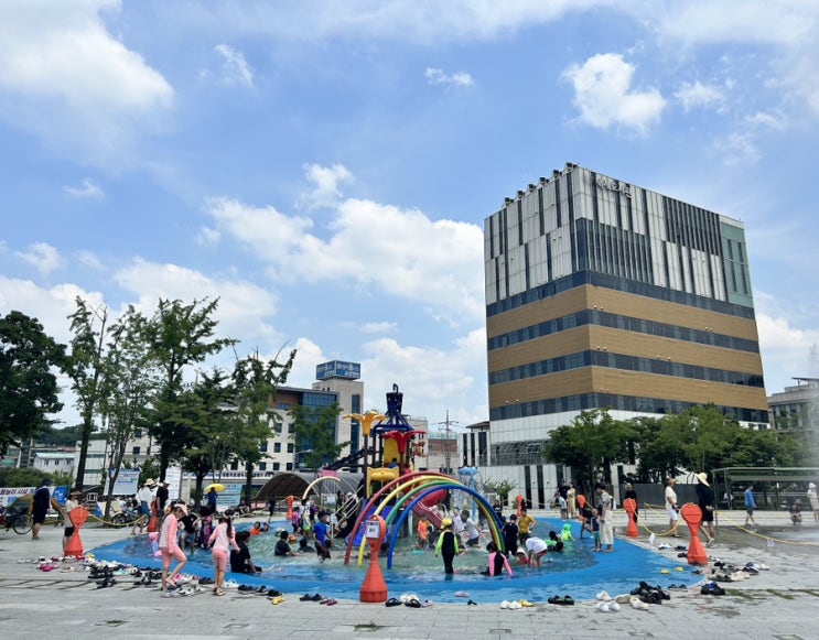 [양주덕계] 덕계근린공원 물놀이터/ 발물놀이터 / 바닥분수 시범운영기간 가동중! : 네이버 블로그