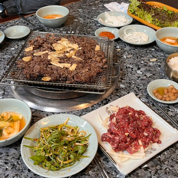 울산 언양기와집불고기 육회주문필수 네이버 블로그