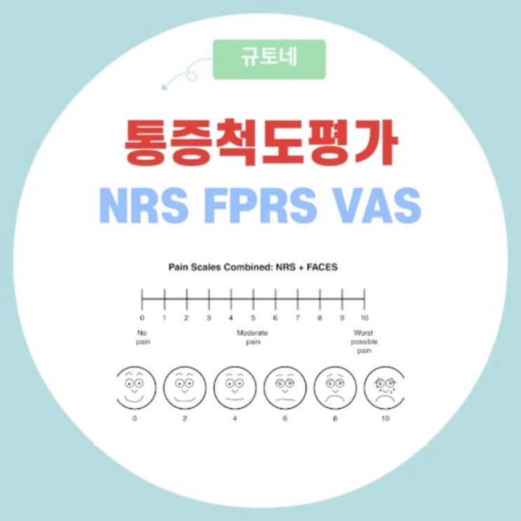 통증척도평가 통증사정 VAS, VRS, NRS, FPRS(얼굴통증척도) : 네이버 블로그