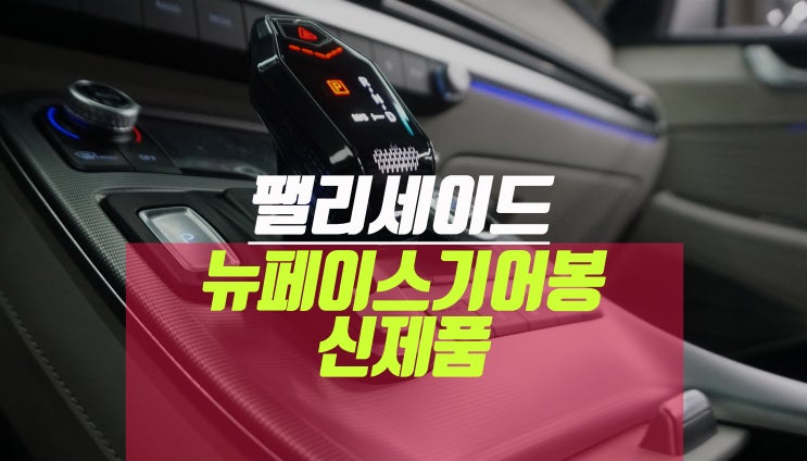 더뉴 팰리세이드 차량 정보 표시 뉴페이스기어봉 용품 튜닝 네이버 블로그