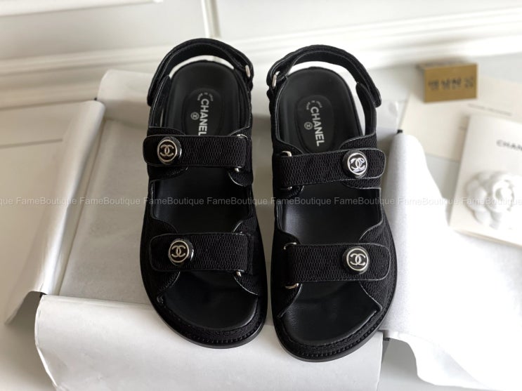 샤넬 벨크로샌들 리뷰 : 네이버 블로그