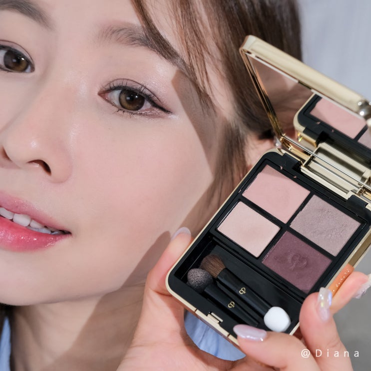 끌레드뽀 보떼 아이 컬러 쿼드 루미너스 아이 섀도우 팔레트 활용 럭셔리 쿨톤 메이크업 네이버 블로그