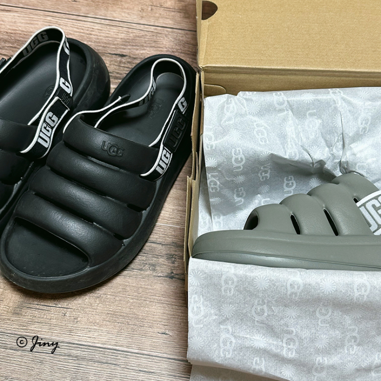 Ugg 어그 여자 여름 슬리퍼 스포츠 예 빅키즈 사이즈 비교 네이버 블로그