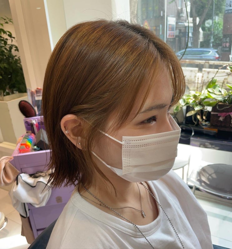 서강대 근처미용실 태슬컷애쉬브라운 잘하는 살롱엔제이 대흥역점 민소 디자이너 헤어스타일 네이버 블로그