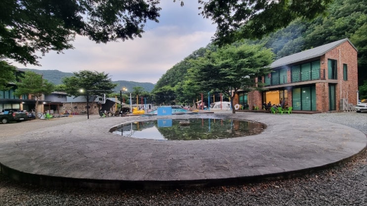 부산 청소왕 밀양 밸리 캠핑장 표충사계곡 수영장 바닥분수 물놀이 천국 네이버 블로그