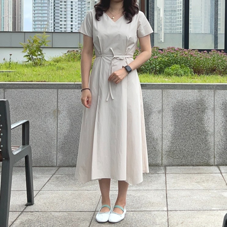 여름 원피스 추천 Sie 시에 이클립스 하프 슬리브 드레스 후기 네이버 블로그