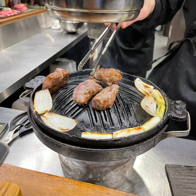 서울압구정맛집 야스노야 지로에서 양고기 코스로 맛있는 한끼 네이버 블로그