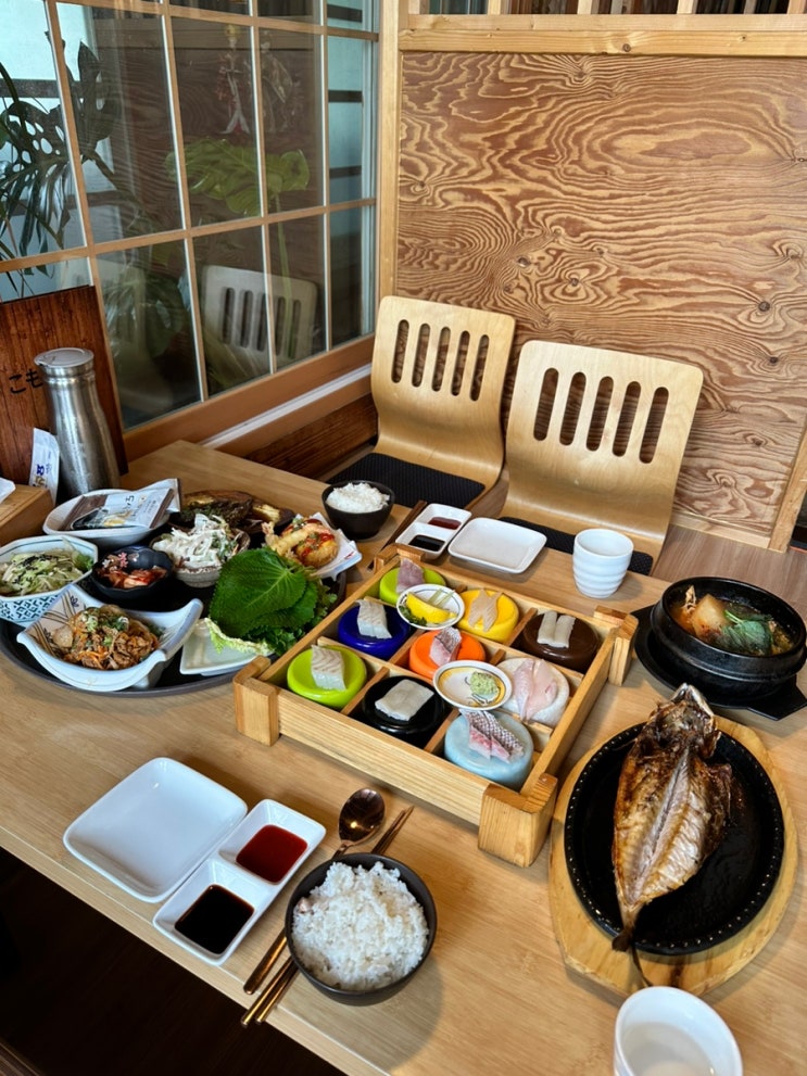 울산 동구 초밥 맛집 가성비 좋은 점심 사시미 특선 코모레비 네이버 블로그