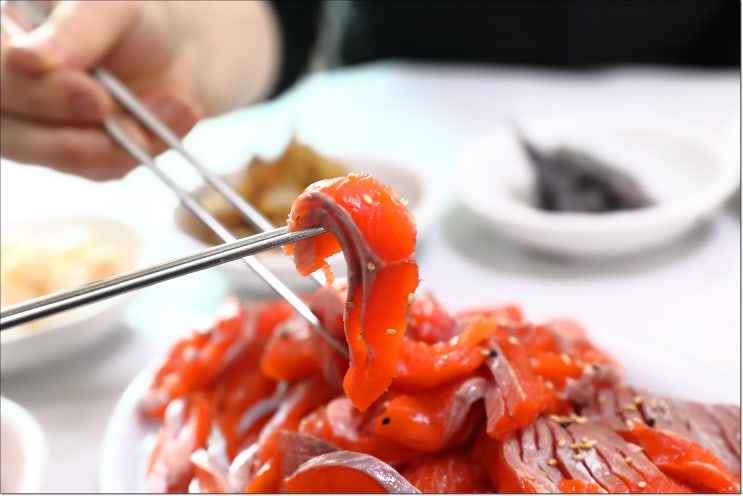 제천 맛집 청풍황금송어은 송어회와 함께 식후 비트차와 매실차를 대접해드려요~ 네이버 블로그