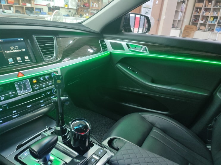 제네시스DH G80 - 무빙 엠비언트 라이트 실내 무드등 튜닝 : 네이버 블로그